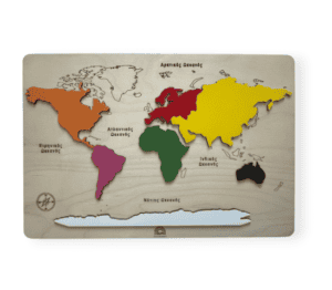 Montessori World Map – Geography Tool | Play & Learn CY
