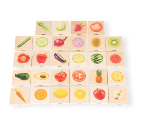 Fruit & Vegetable Match – Nature Learning | Play & Learn CY