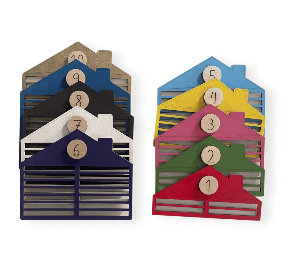 Montessori Bead Houses – Counting Value | Play & Learn CY